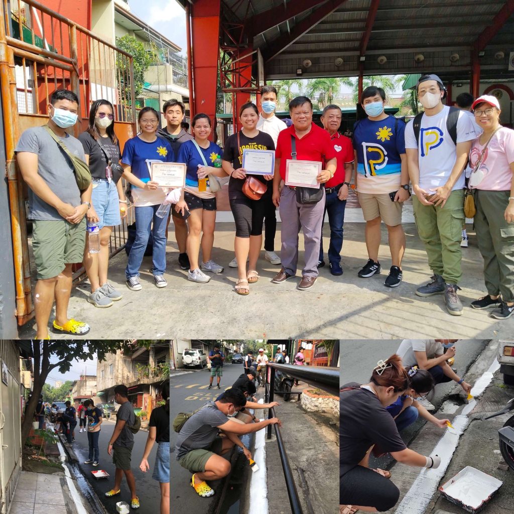 CSR Activity – Gutter Painting Project in Phase 1, Barangay Pinagsama